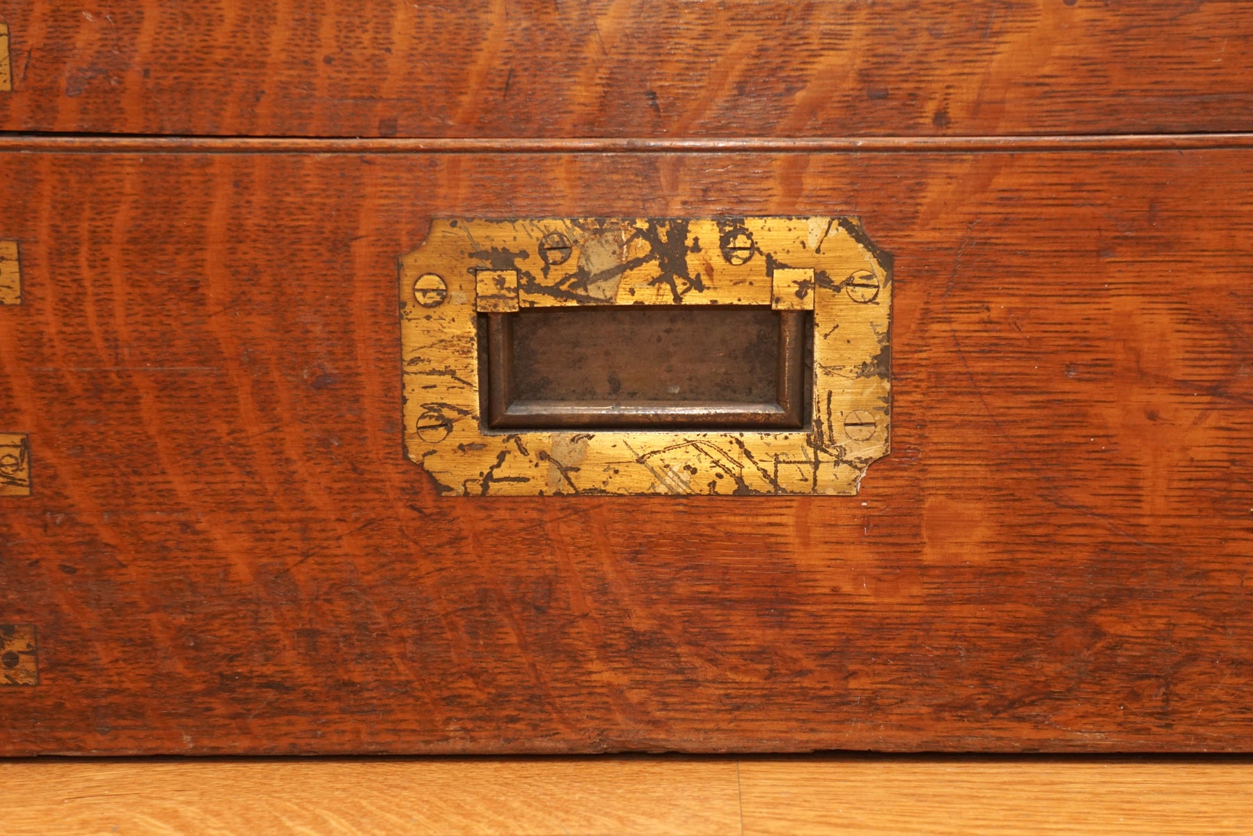 Antique Oak Storage Box – MC HOME